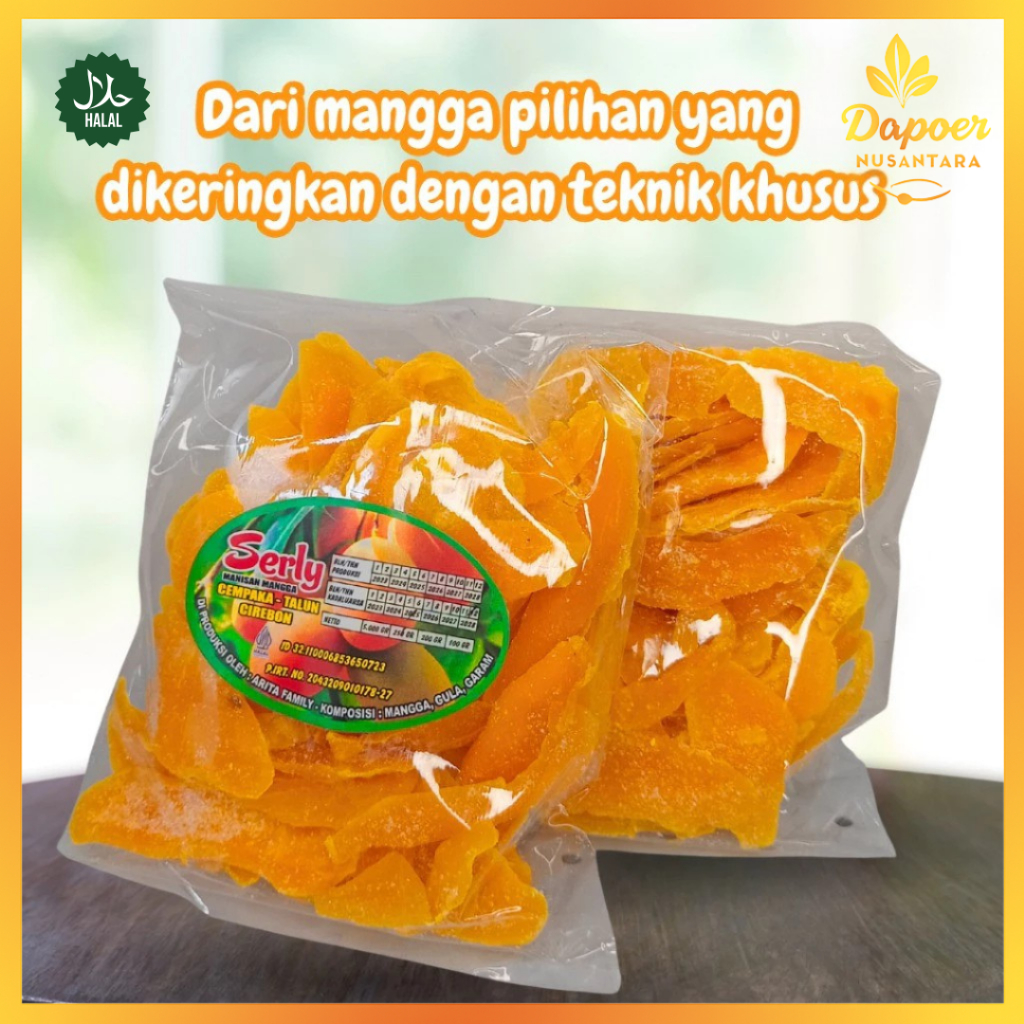 Jual Manisan Mangga Kering Sherly khas cirebon diolah secara ...