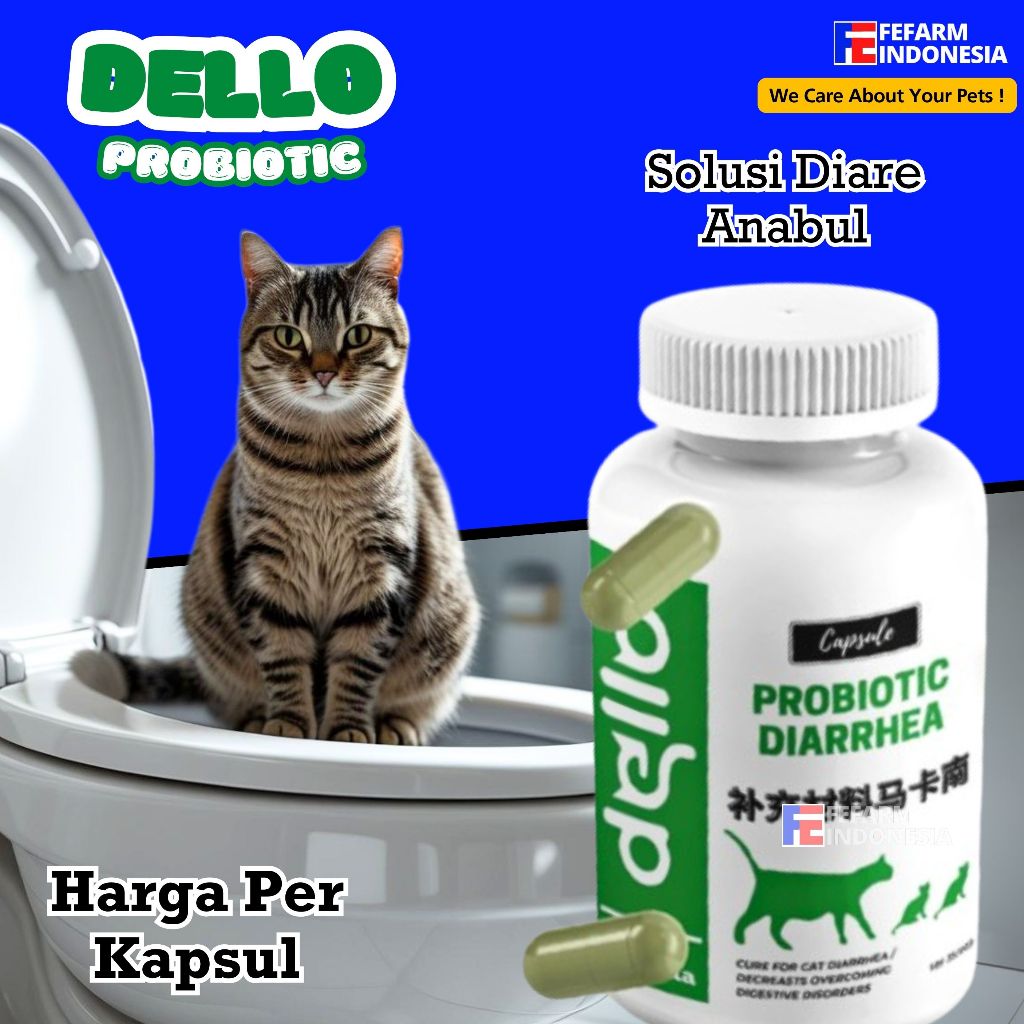 Jual Kapsul Diare Akut Kucing Adul Obat Pencernaan Mencret Cat Paten ...