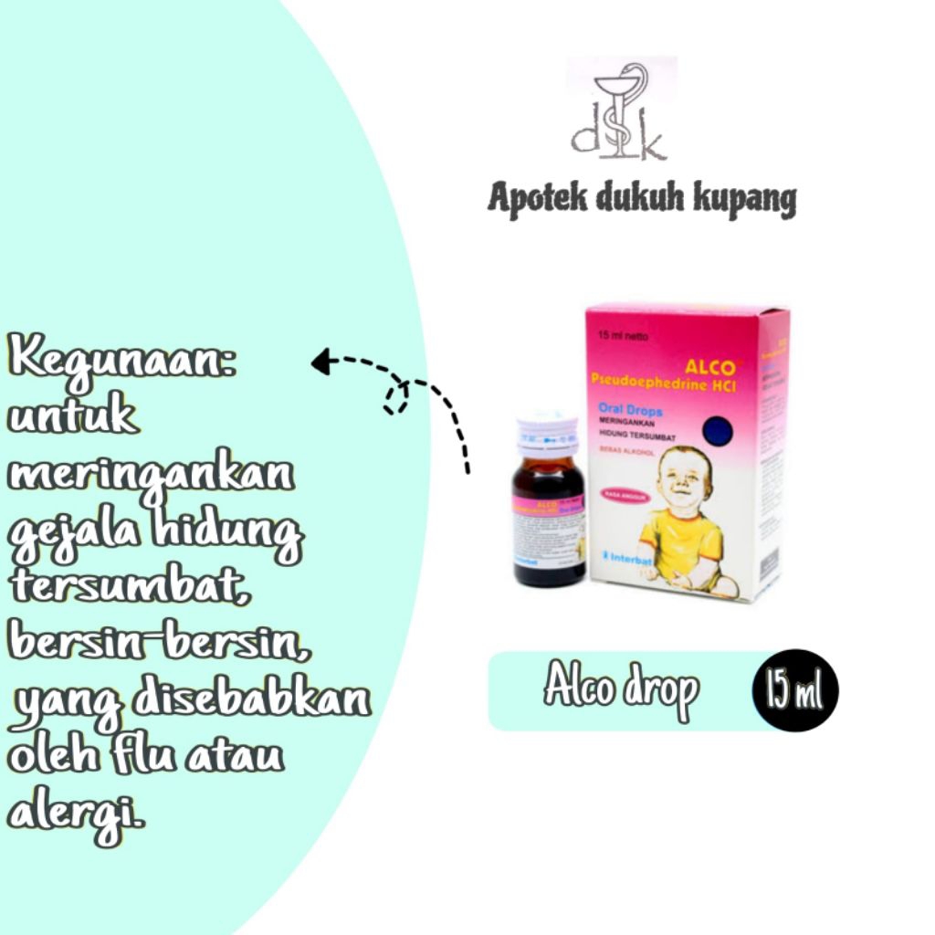 Jual Alco drop 15 ml obat flu | Shopee Indonesia