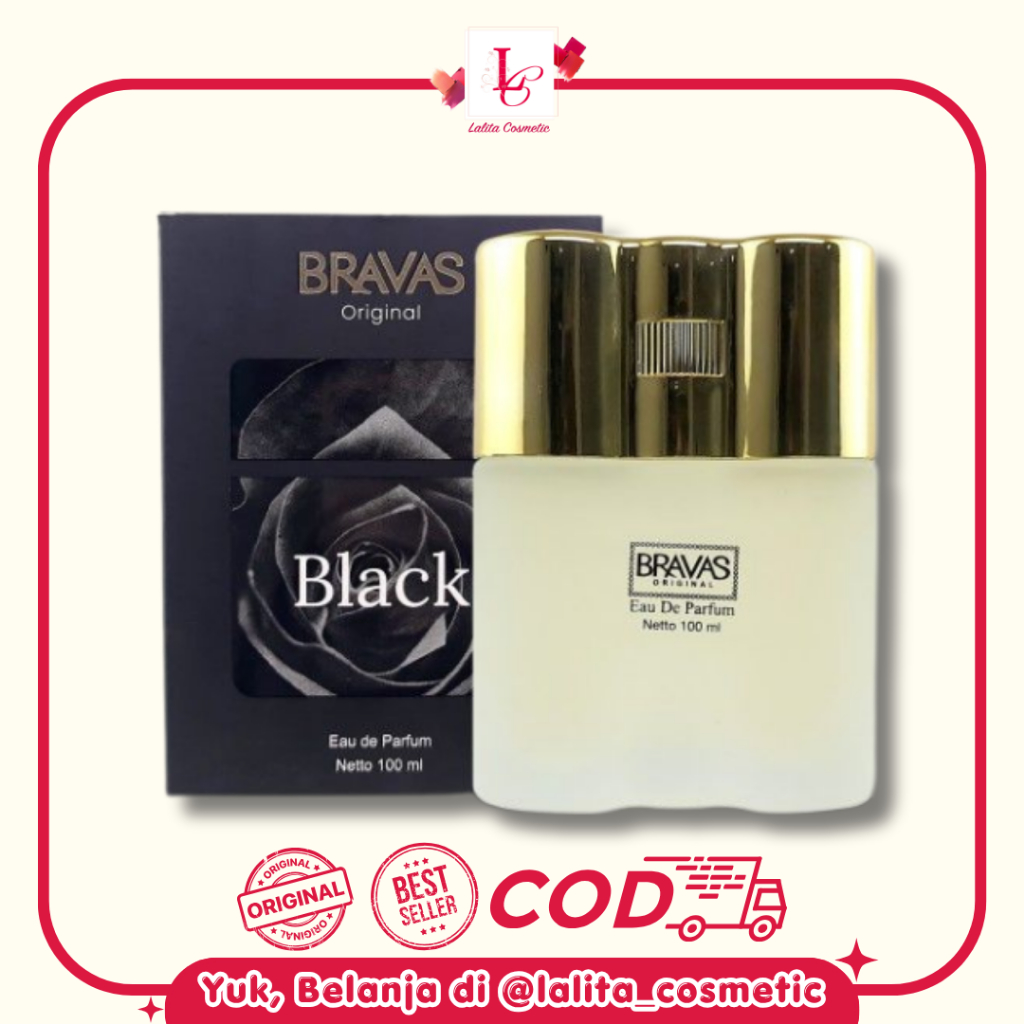 Jual BRAVAS ORIGINAL BLACK (Eau De Parfum 100 ML) | Shopee Indonesia