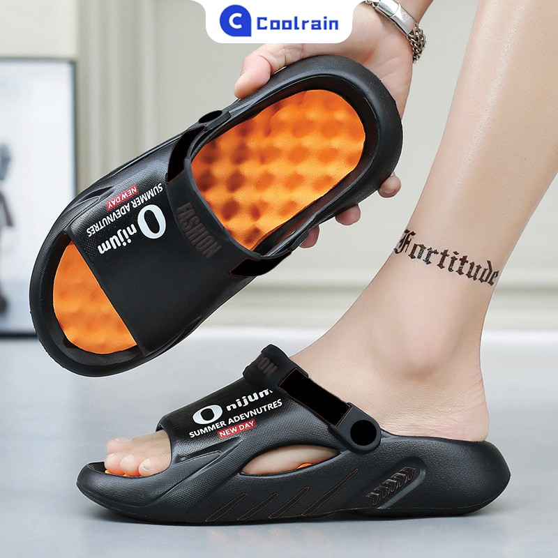 Jual Coolrain Sandal Slipper Pria Anti Licin Sendal Slip On Pria Model ...