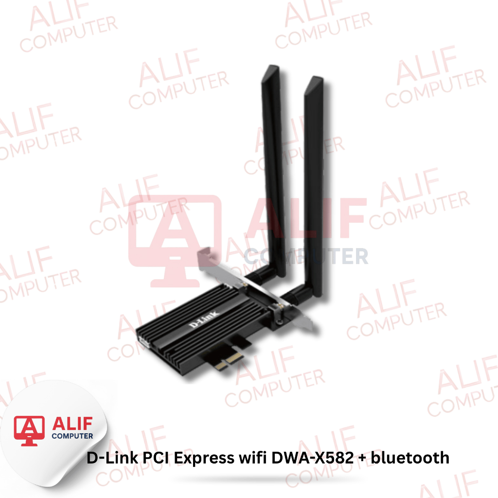 Jual D-Link DWA-X582 WiFi 6 AX3000 PCIe Adapter + Bluetooth Dual Band ...