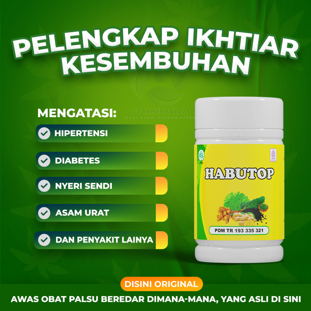 Jual HABUTOP ASLI TOP HERBAL CARUBAN TV ORIGINAL | Shopee Indonesia