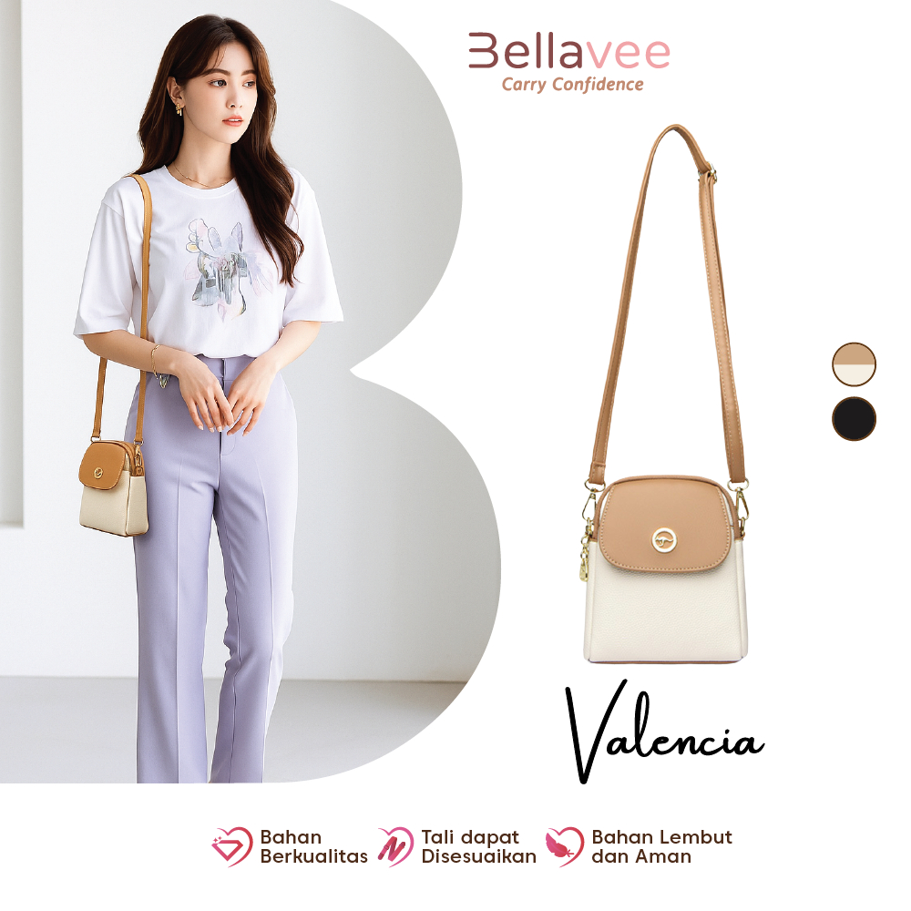 Jual Bellavee Valencia Tas Selempang Wanita Elegan – Kulit Premium, Harian, Stylish, Klasik ...