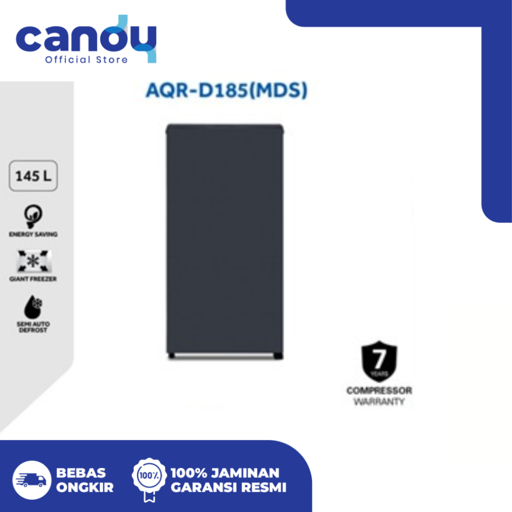 Jual AQUA Eelektronik Kulkas 1 Pintu 145L AQR-D185(MDS) | Shopee Indonesia