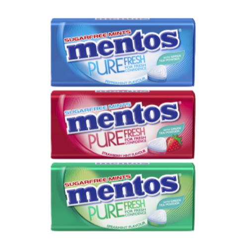 Jual Mentos Pure Fresh Kaleng Sugar Free - Varian Peppermint I ...