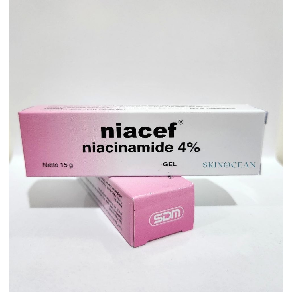 Jual NIACEF GEL 4% Gel tube 15gr - Niacinamide 4% [untuk jerawat dan ...