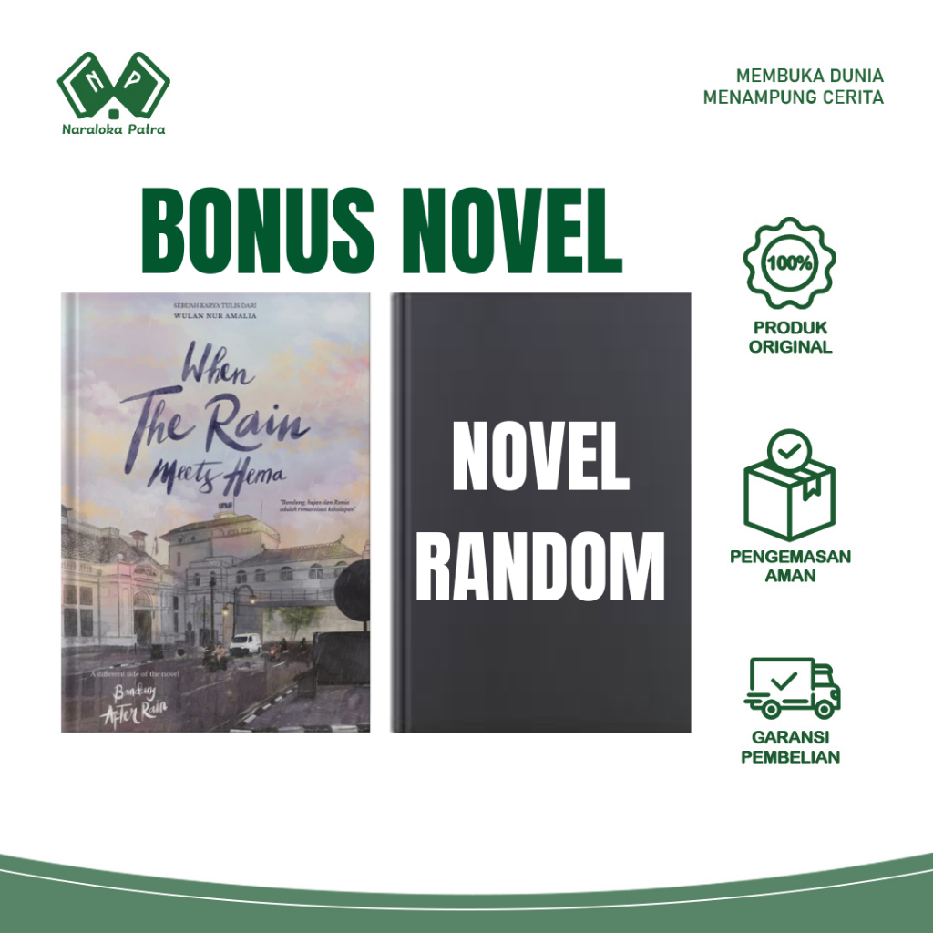 Jual Buku Novel When The Rain Meets Hema - Wulan Nur Amalia - Blackswan ...
