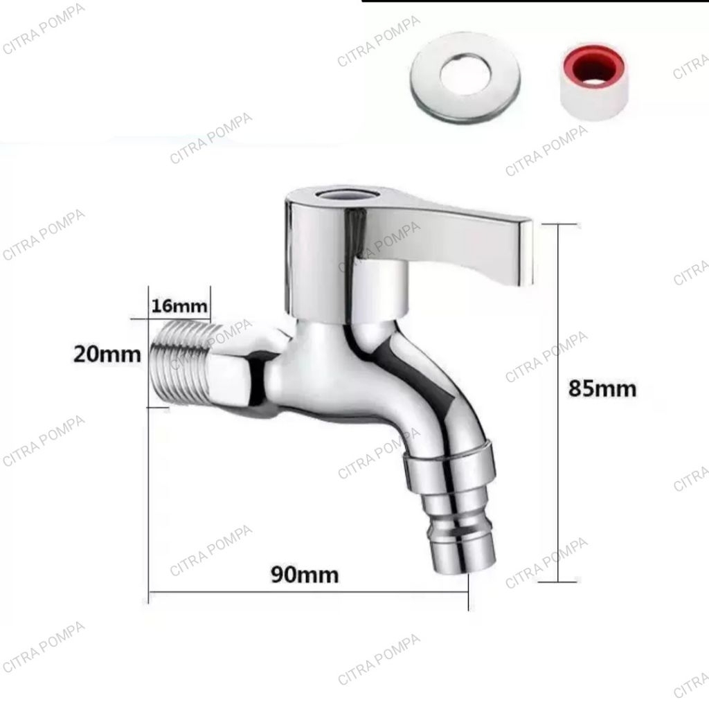 Jual KRAN AIR 1/2" / KERAN AIR 1/2 inch | Shopee Indonesia