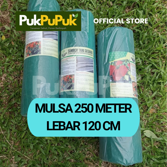 Jual PLASTIK MULSA 250 METER MTR ORI HITAM PERAK | Shopee Indonesia