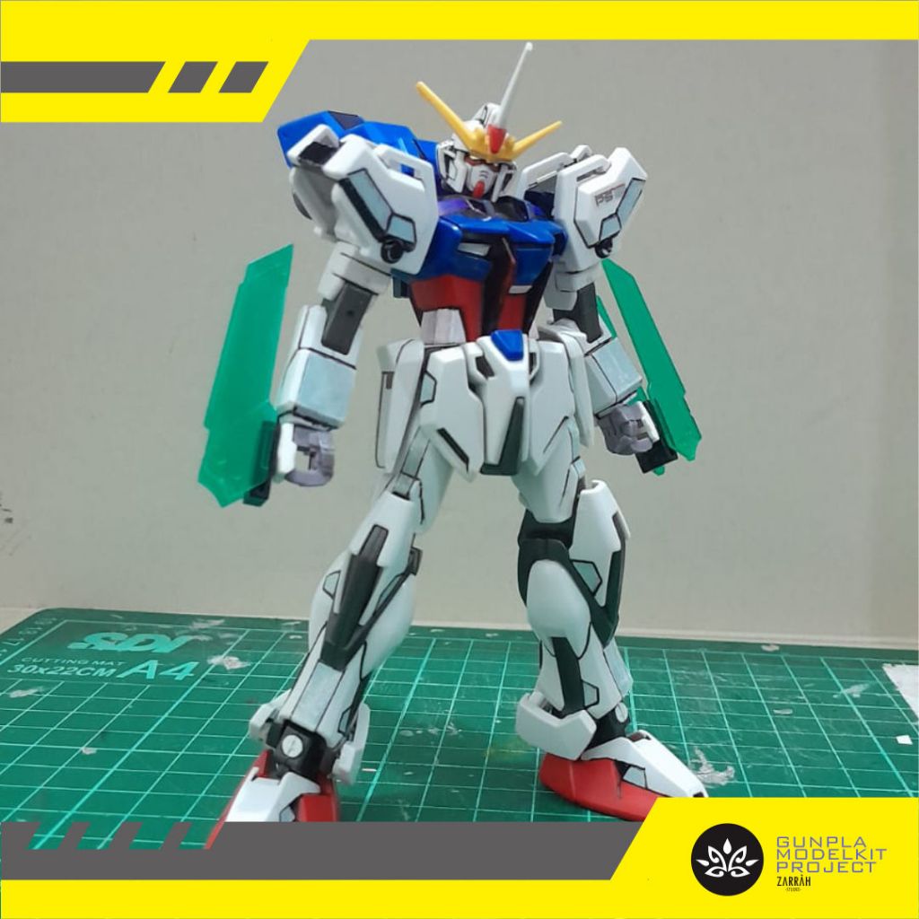 Jual GUNDAM EDGE STRIKE CUSTOM HG 144 BANDAI KITBASH CAMPUR BEKAS ...