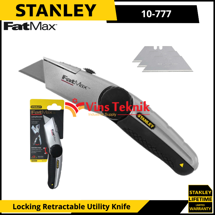 Jual STANLEY 10-777 Pisau Cuter Cutter FatMax Locking Retractable ...