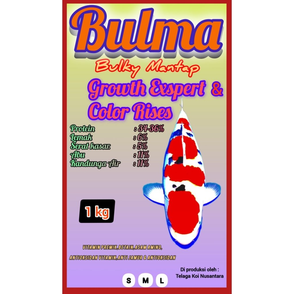 Jual Bulma Koi Food Color Rises | Shopee Indonesia
