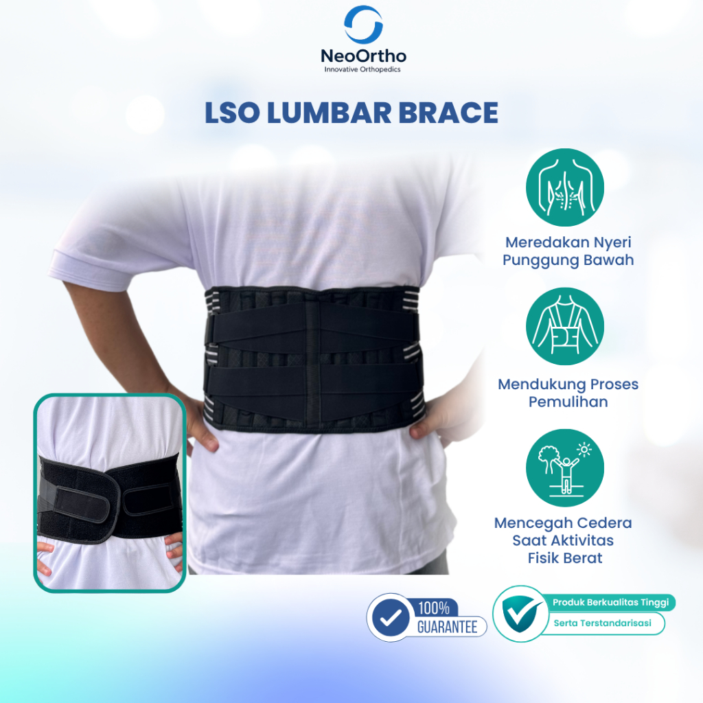 Jual NeoOrtho - LSO Lumbar Brace / Lumbar Support | Shopee Indonesia