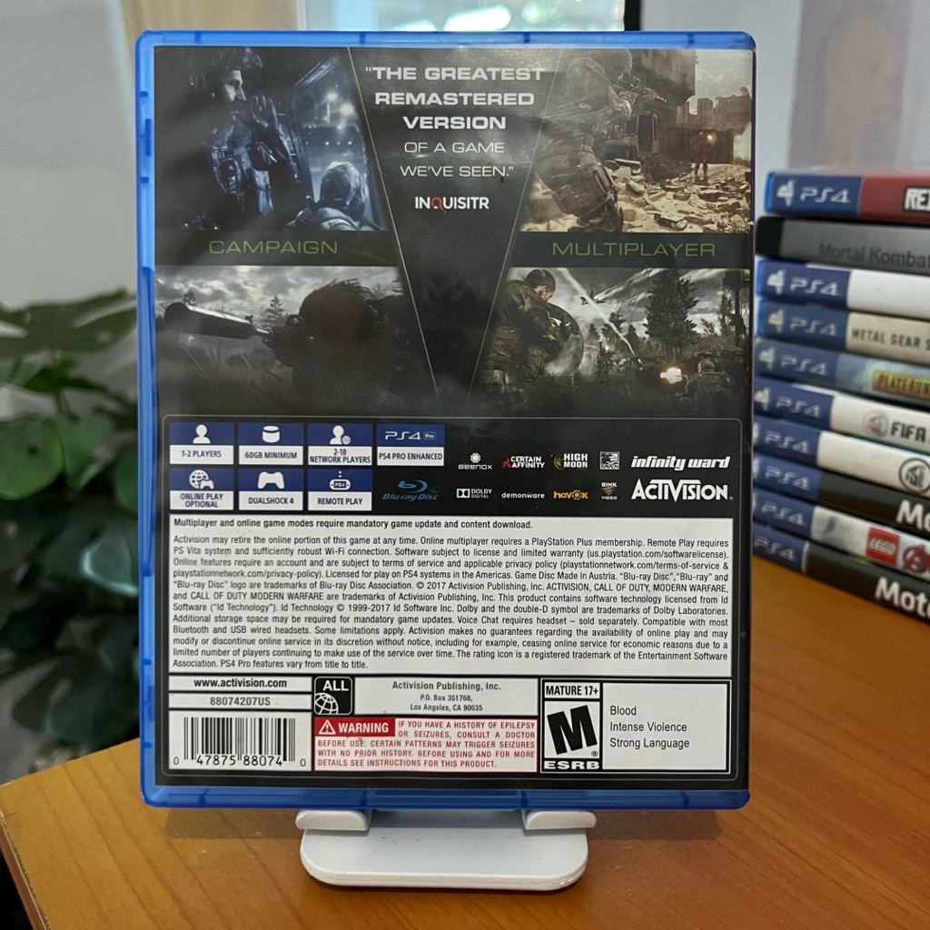 Jual call of duty modern warfare ps4 disc cod modern war playstation4 kaset ps bd | Shopee Indonesia