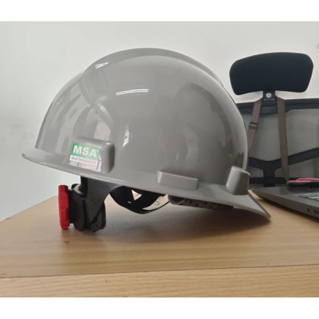 Jual Helm Safety/Helm safety msa fullset abu/helm safety msa lokal abu ...