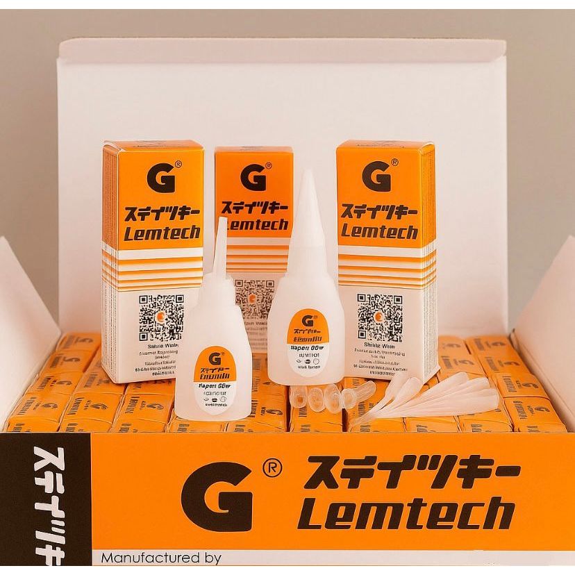 Jual Lem Korea / Lem Korea Lemtech Cyanoacrylate Adhesive ( 1 box = 50 ...
