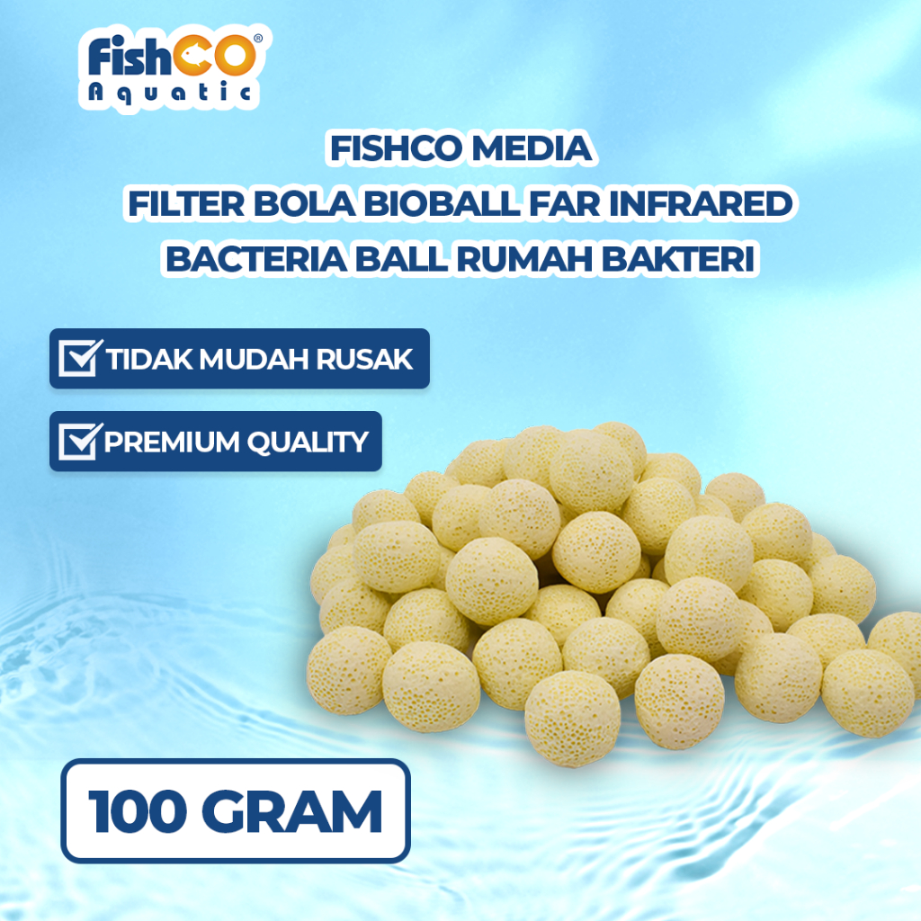 Jual Fishco Media Filter Bola Bioball Far Infrared Bacteria Ball ...