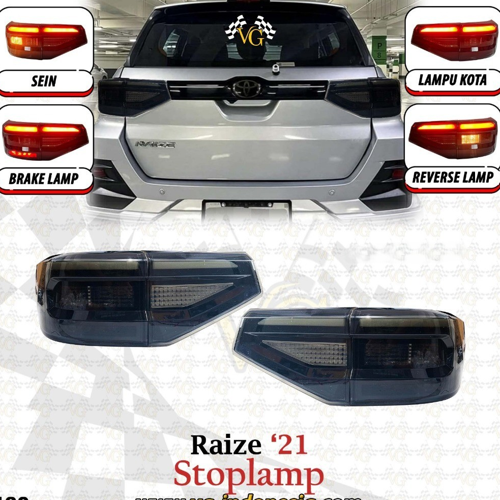 Jual RAIZE ROCKY 2020 - 2025 TAIL LAMP STOPLAMP SMOKE | Shopee Indonesia