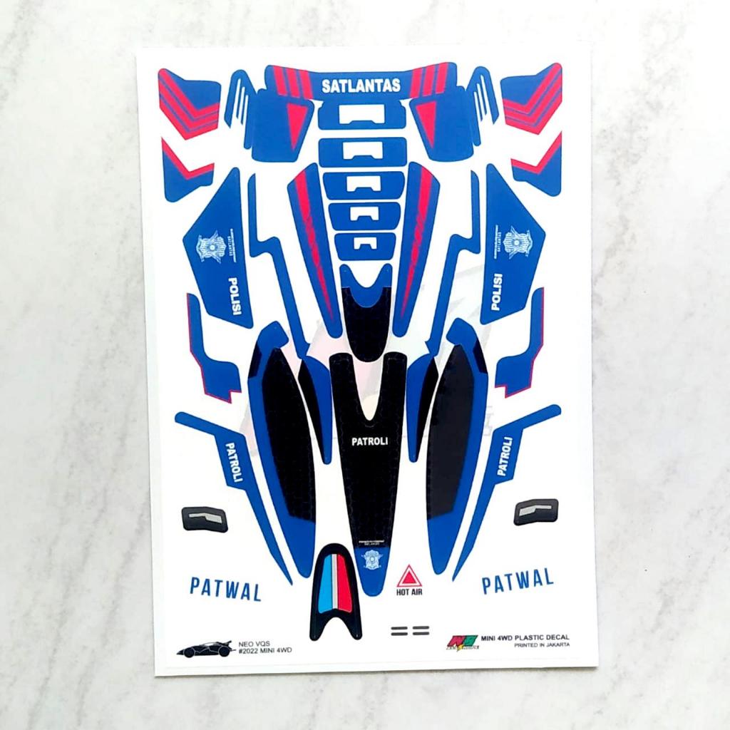Jual Stiker Neo VQS - Satlantas - Body Putih Kombinas Biru Merah ...
