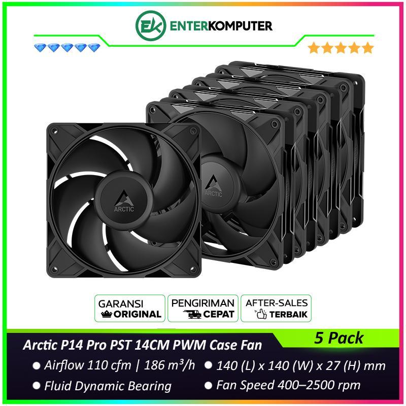 Jual Arctic P14 Pro PST 14CM PWM Case Fan (5 Pack) | Shopee Indonesia