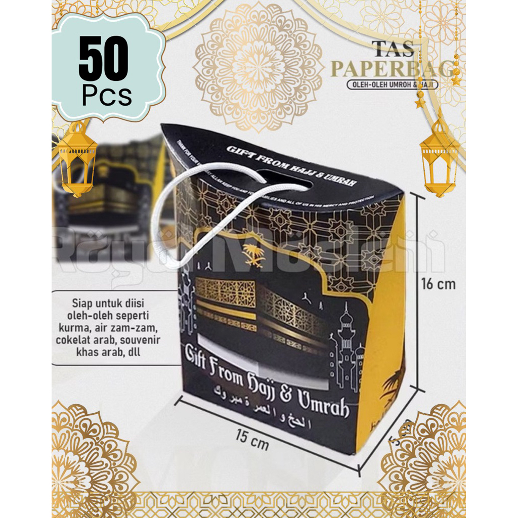 Jual kemasan dus tali paper bag / dus teng teng satu pak isi 50 pcs ...