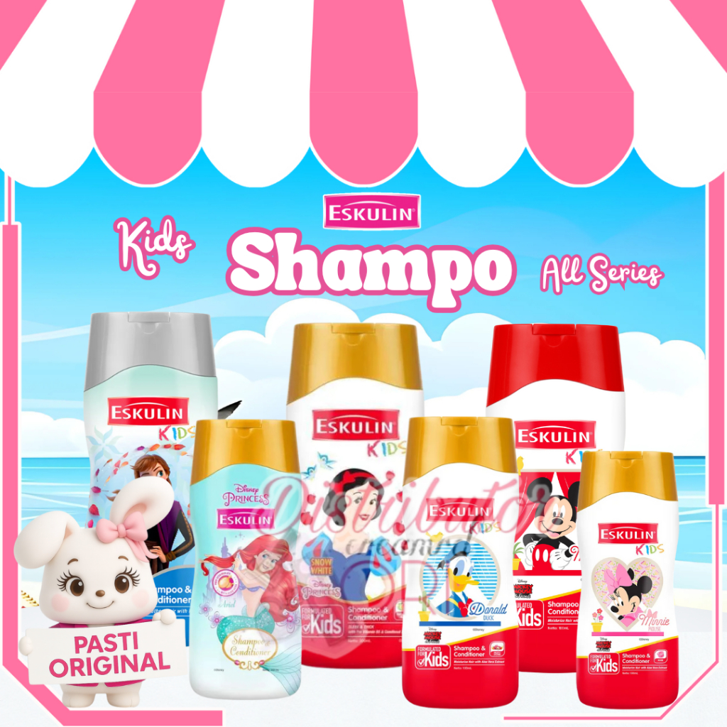 Jual Eskulin Kids Shampo & Conditioner Disney / Shampoo Anak /ANNA ...