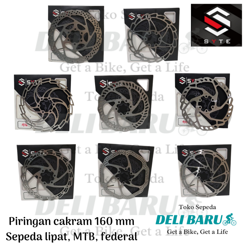 Jual SYTE Piringan rem cakram 160 mm rotor disc brake model 6 baut ...