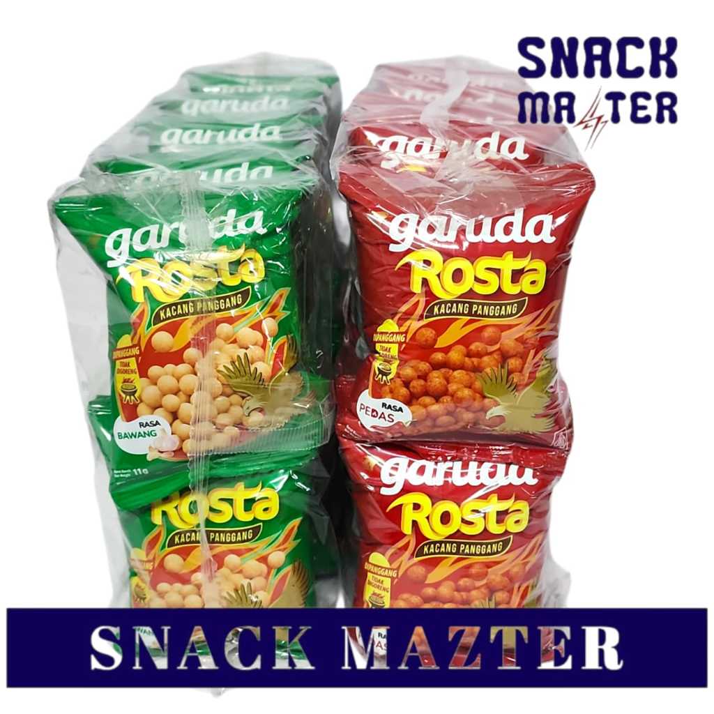 Jual Kacang Garuda Rosta Renceng PACK - Netto 2 renceng x 12 gr ...