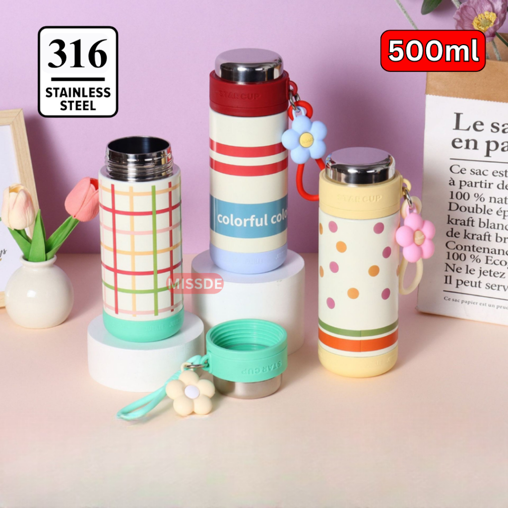 Jual BOTOL TUMBLER 500ML STAINLESS STEEL TAHAN PANAS DINGIN / BOTOL ...