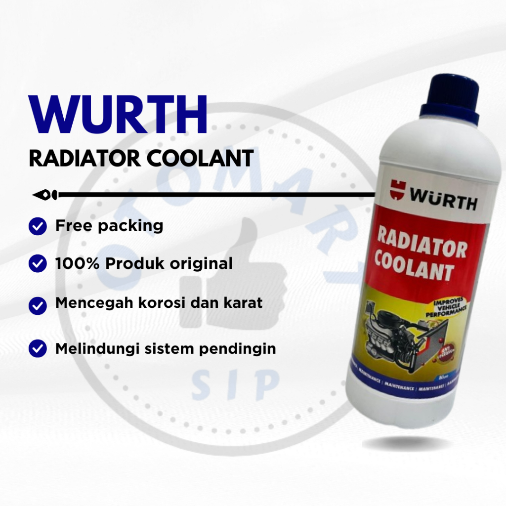Jual Wurth Radiator Coolant Anti Rust & Corrosion - Air Radiator 1 ...