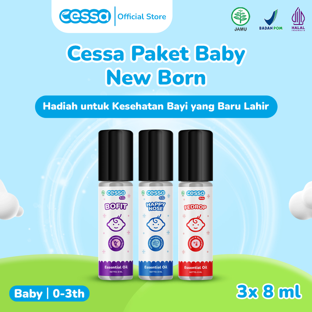Jual Cessa Baby Paket New Born 8 Ml | Shopee Indonesia