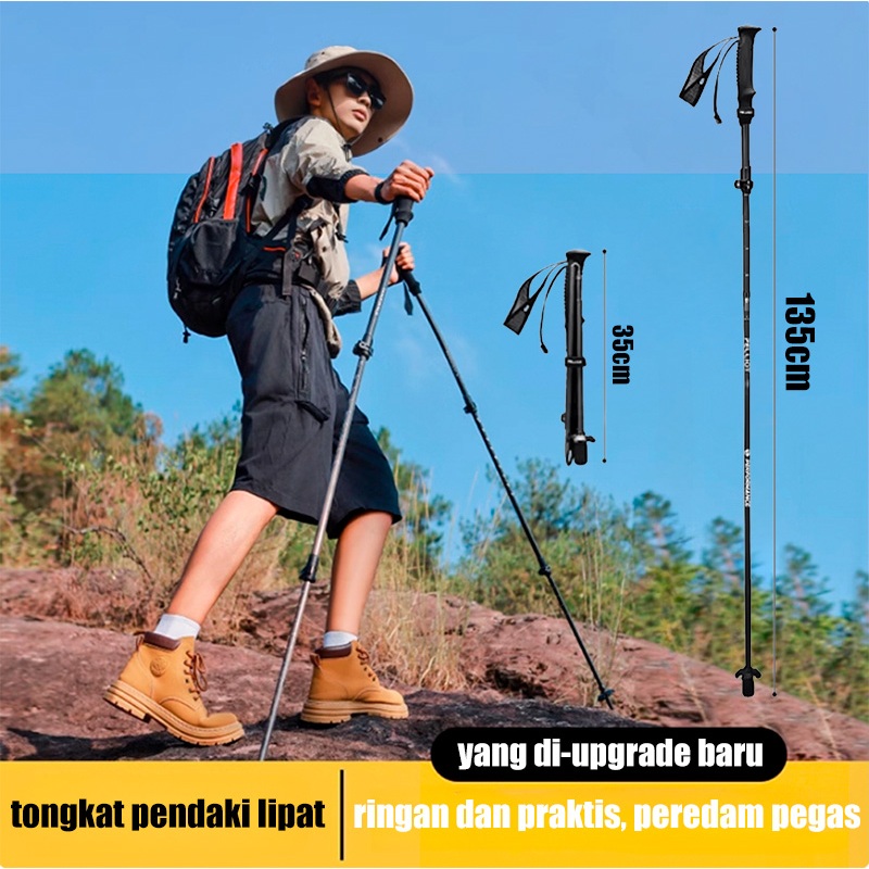 Jual MATOUGUI Tongkat Pendakian Profesional - Material Aluminium ...