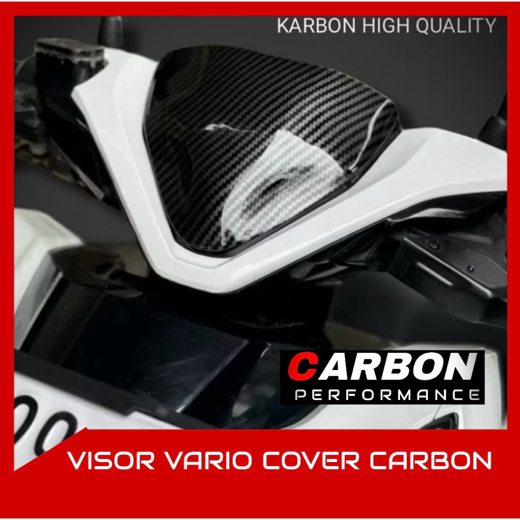Jual VISOR VARIO 125 150 NEW CARBON MODEL ORIGINAL 2018-2022 ️visor ...