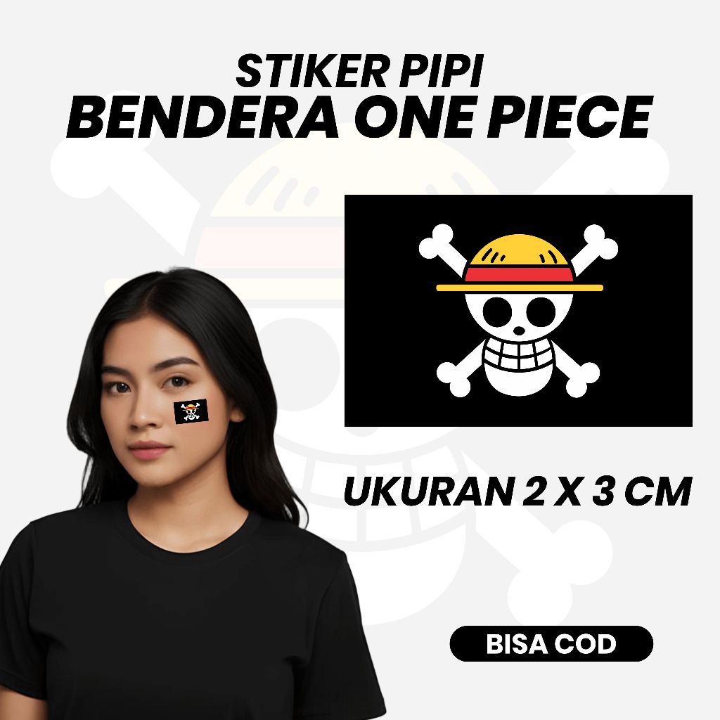Jual STICKER PIPI BENDERA ONE PIECE TERMURAH-STICKER ONE PIECE BIJIAN ...