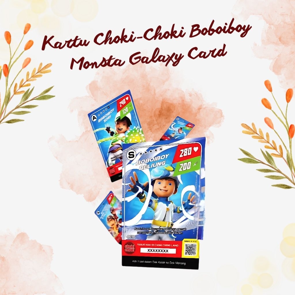 Jual Kartu Choki-Choki Boboiboy Monsta Galaxy Card | Shopee Indonesia
