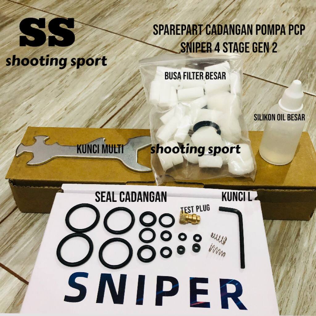 Jual Pompa PCP 4 stage filter besar 6000 PSI sniper pompa PCP | Shopee ...