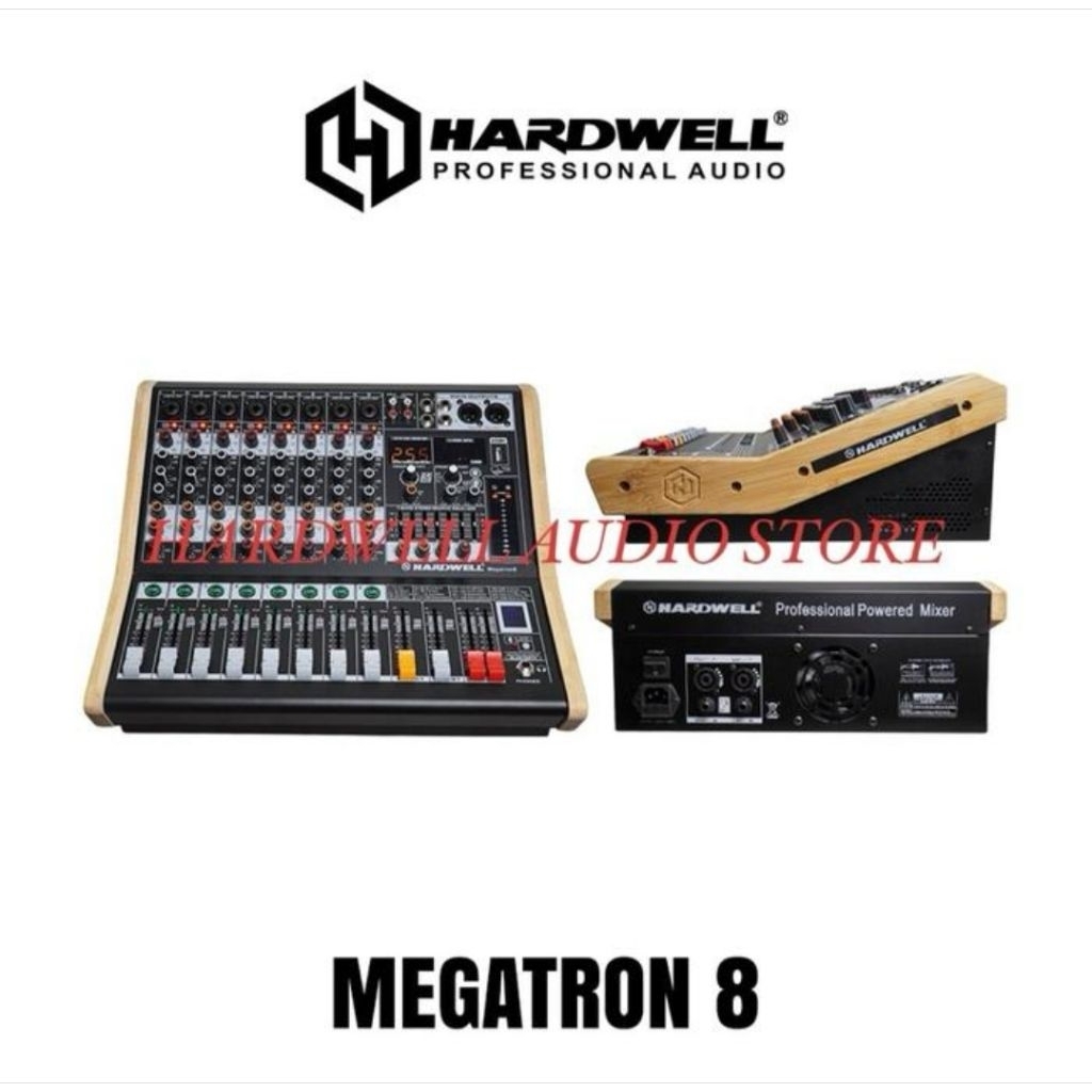 Jual Power Mixer 8 Channel Hardwell Megatron 8 Bluetooth Original ...