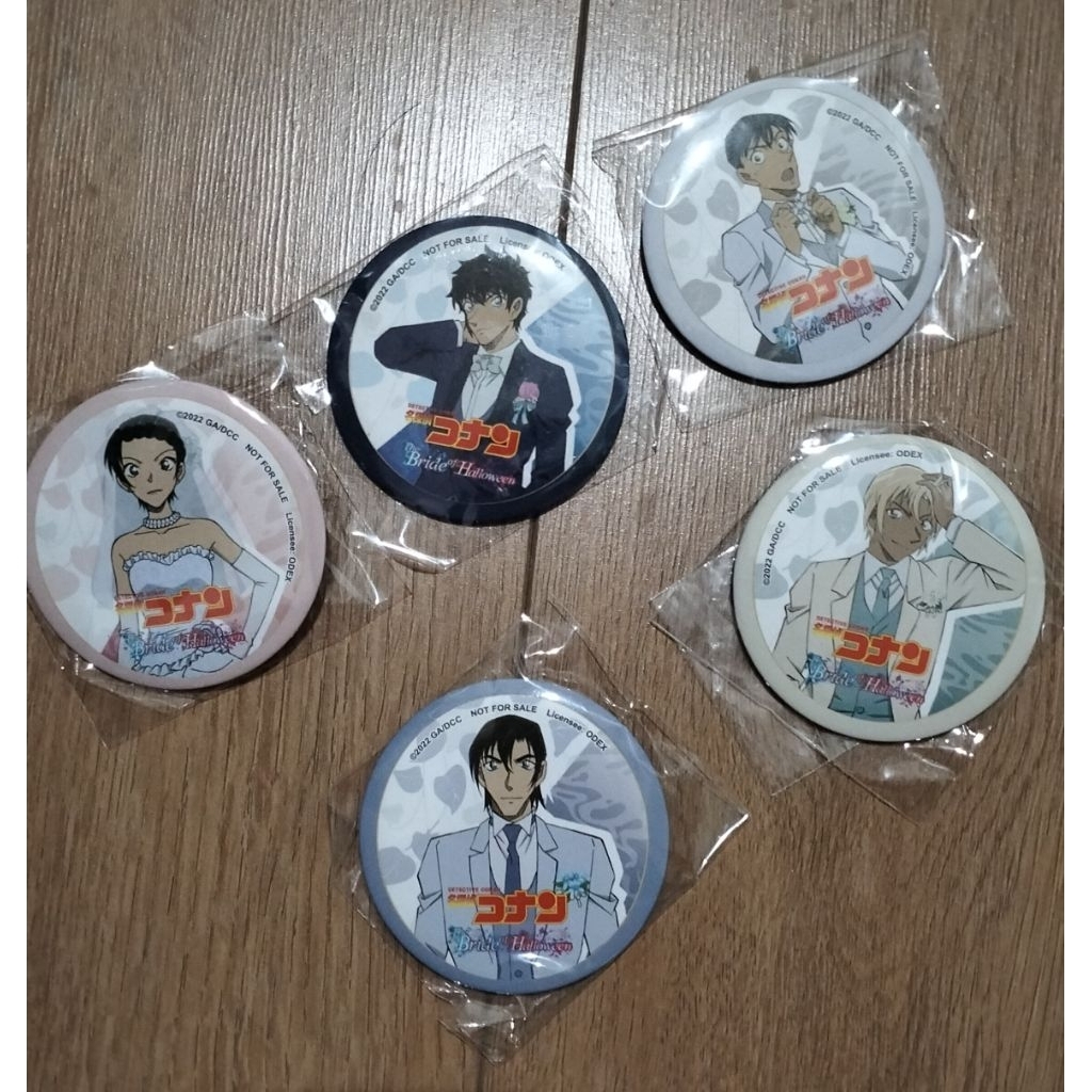 Jual Official Merch Pin Conan "Case Closed: The Bride of Halloween ...