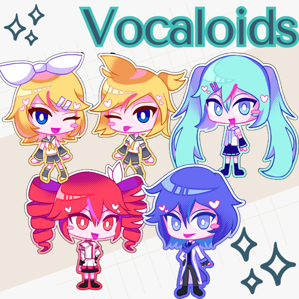 Jual Fanmerch acrylic keychain vocaloid synthv utau (hatsune miku ...