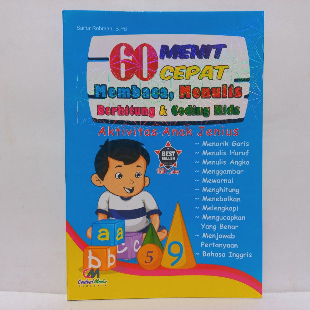 Jual 60 Menit Cepat Membaca, Menulis, Berhitung & Coding Kids - CM ...