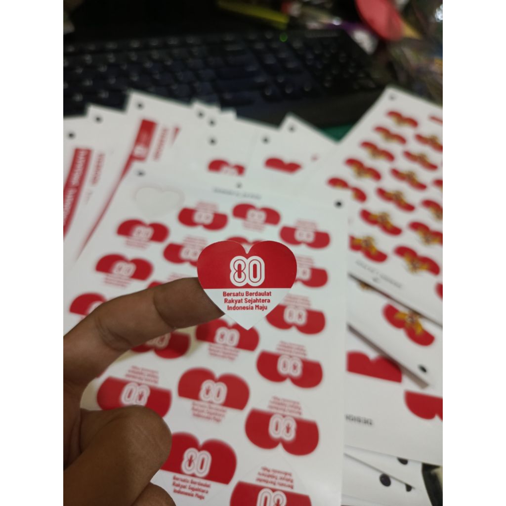Jual Sticker Pipi 17 Agustus / Sticker Pipi Merah Putih TERMURAH SUDAH ...