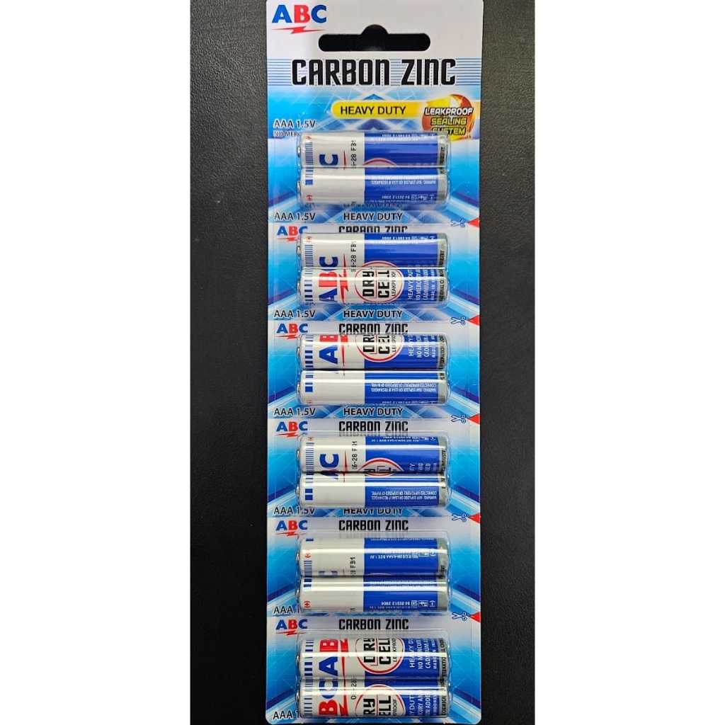 Jual ABC biru A3 Renceng 12 Pcs / Batre / Baterai / AAA / Biru / 12 ...