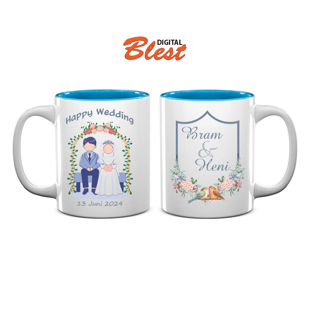 Jual mug twotone gambar custom - mug dalam warna gambar custom | Shopee ...