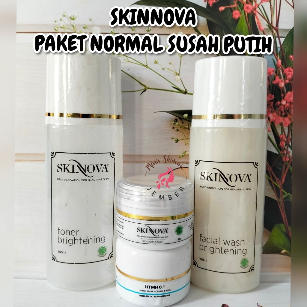 Jual SKINNOVA PAKET BRIGHTENING SKINNOVA PAKET MENCERAHKAN /SUSAH PUTIH ...