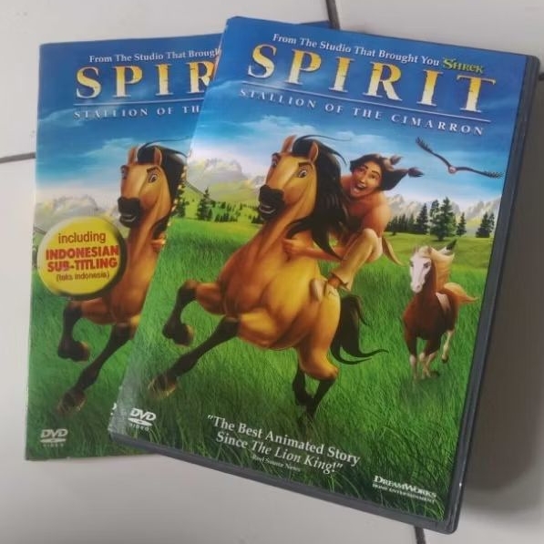 Jual DVD Original Spirit - Stallion Of The Cimarron Teks Indonesia feat Songs Bryan Adams ...