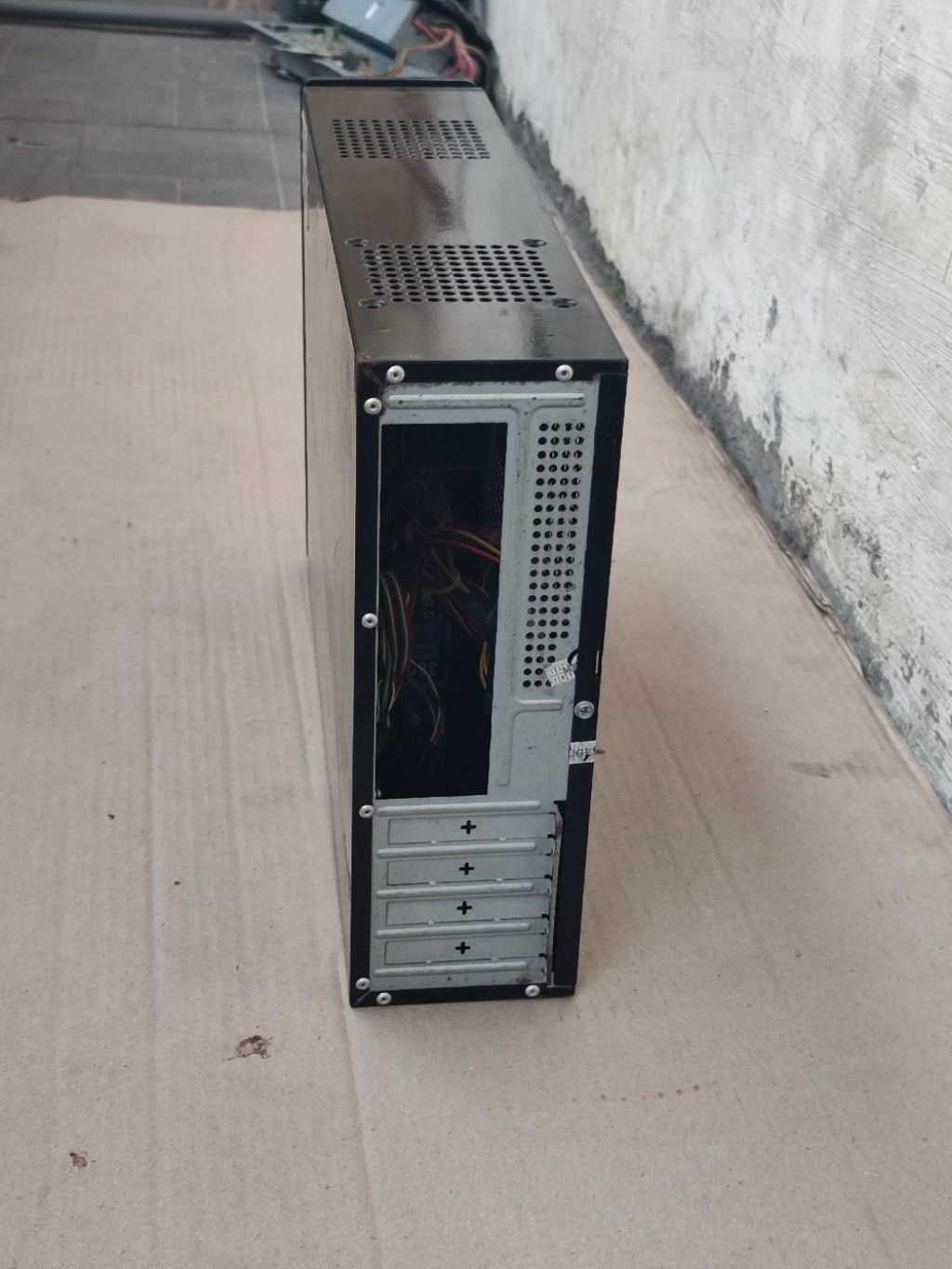 Jual casing case pc cpu slim bisa masuk motherboard rakitan micro atx ...