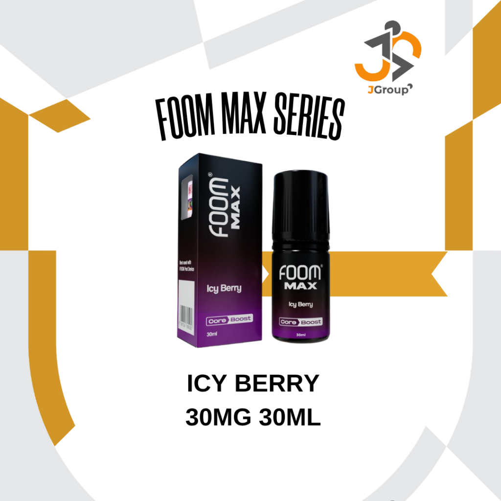Jual FOOM MAX ICY BERRY SALT NIC 30ML BY FOOM | LIQUID FOOM MAX SERIES ...