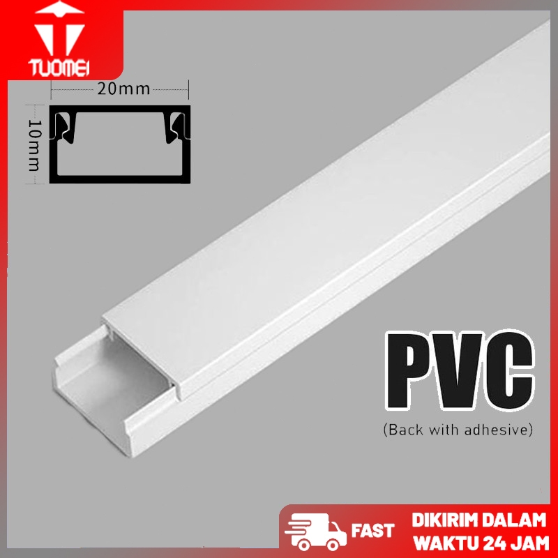 Jual Penutup kabel/kabel duct/lis pvc/Panjang 20*10MM/Dinding Lantai ...