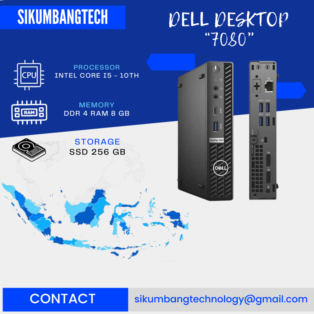 Jual Mini Pc Dell 7080 Core i5 Gen 10 Ram 8GB SSD 256GB | Shopee Indonesia